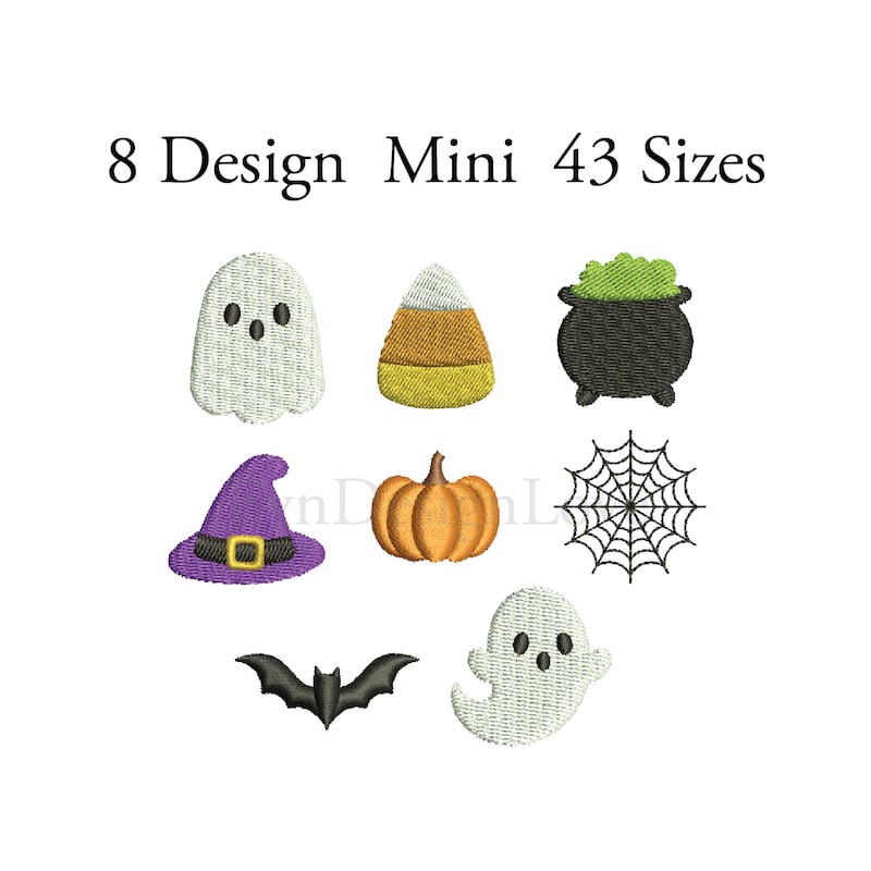 Halloween Embroidery Designs - Etsy