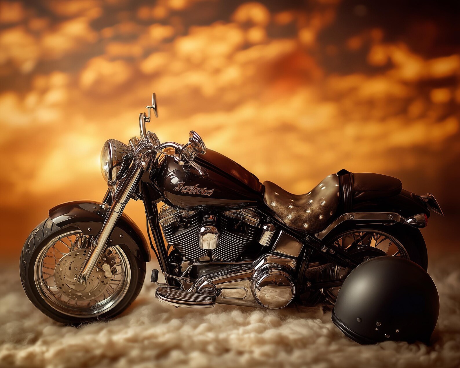 Motorcycle Newborn Dream Backdrop - Etsy