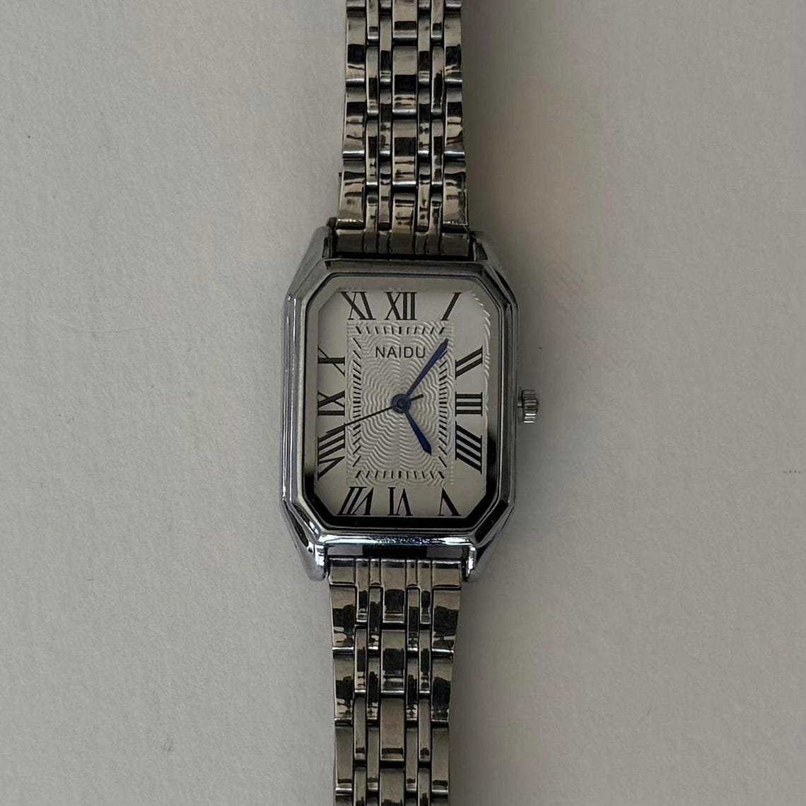 2000s Vintage Rectangle Quartz Watch Unisex Stainless Steel 8.5" New - Etsy