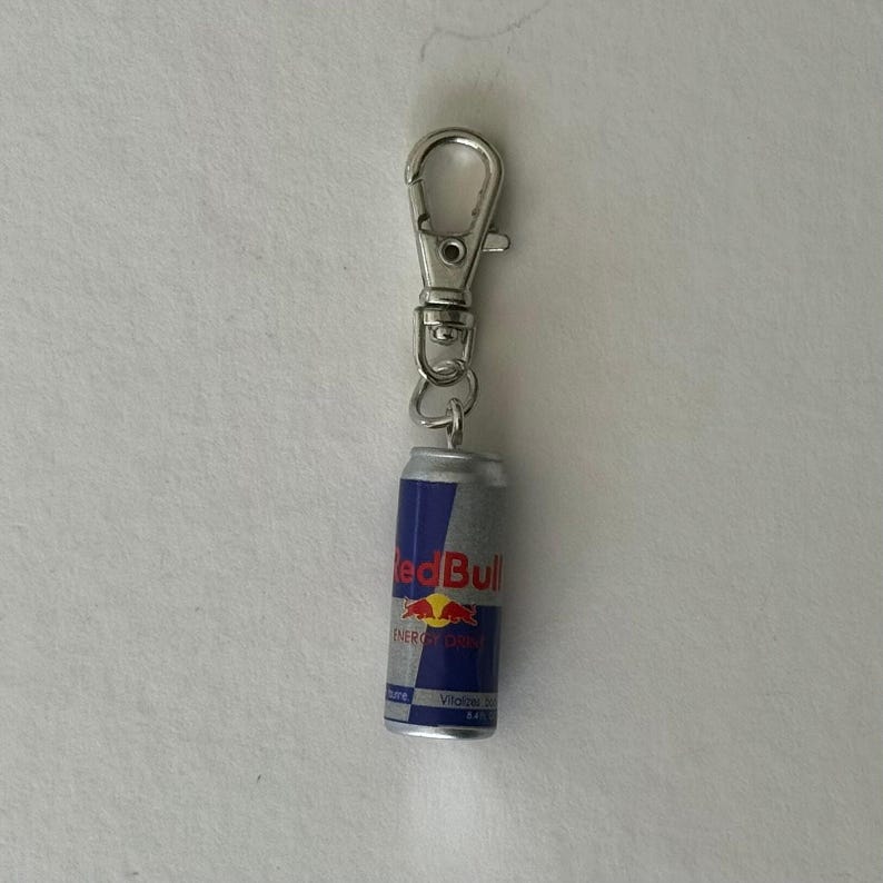 Y2K Red Bull Can Keychain – Mini Collectible, Lightweight, Brand New - Etsy