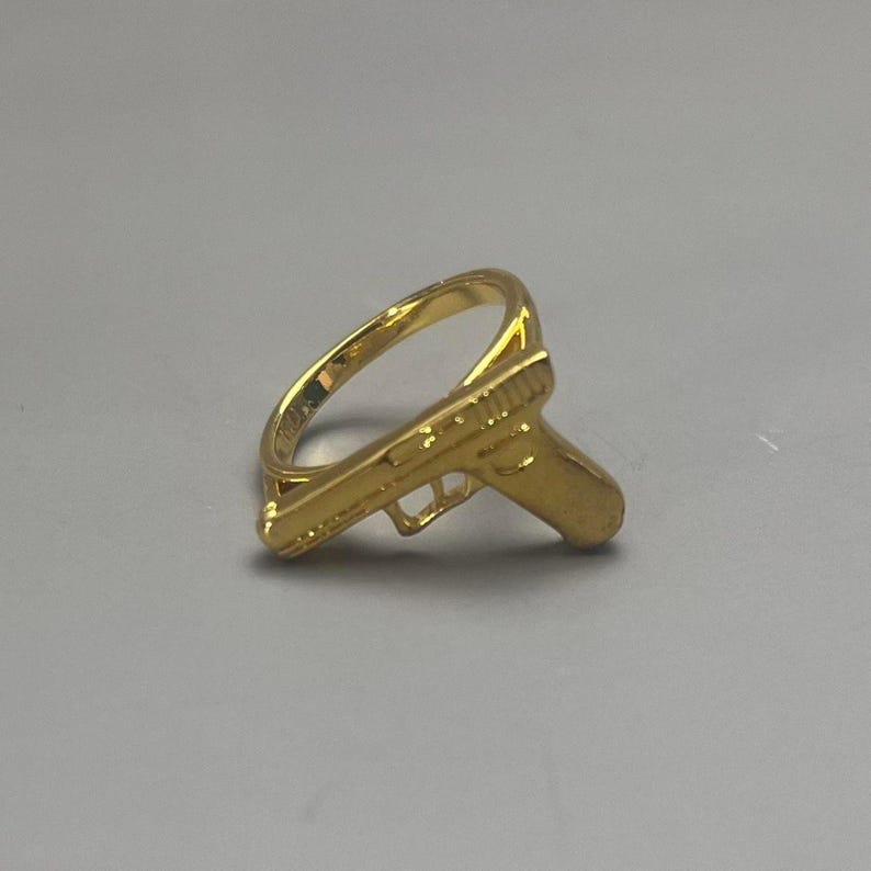 Y2k Vintage Gold Pistol - Etsy