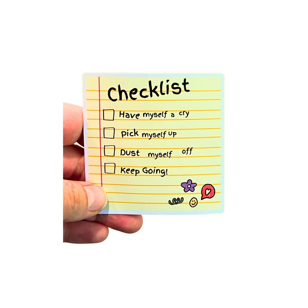 Chili Checklist Sticker | 3 Inches | Water Proof | Mum - Etsy