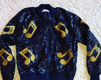 Music Themed Jacket - Etsy