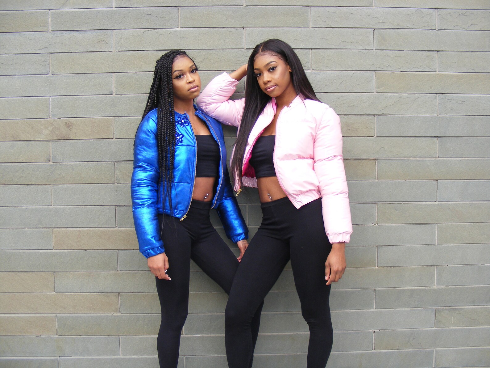 Blue Bubble Coat, Blue Bubble Jacket, Bubble Jacket, Cropped Bubble ...