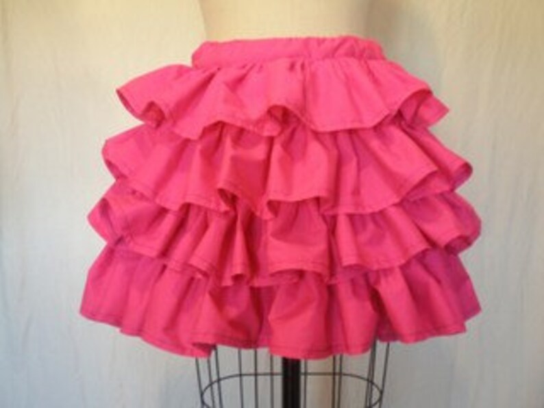 Tiered Ruffle Mini Skirt - Etsy