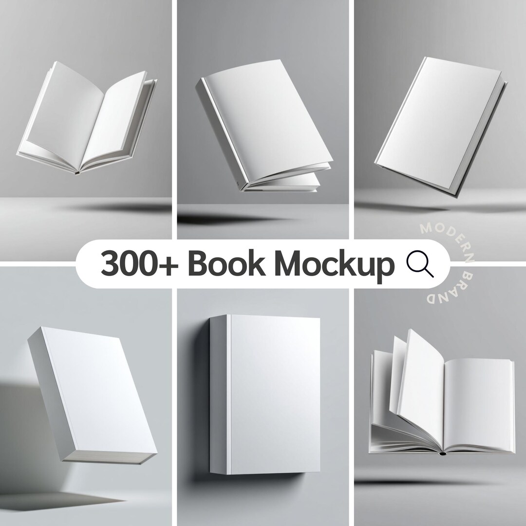 Simple Book Mockup, Simple Mockup Template for Photoshop, PSD Poster ...