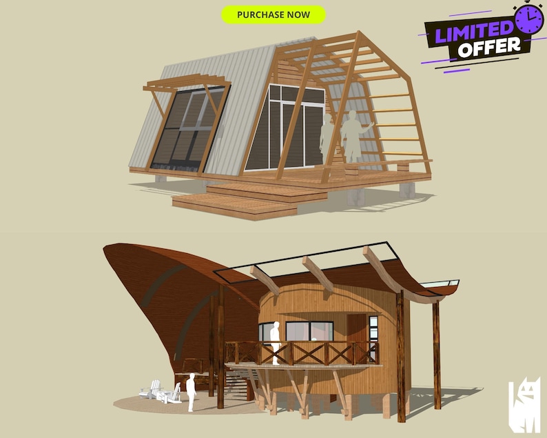 330 Set Cabin Design Sketchup - Etsy