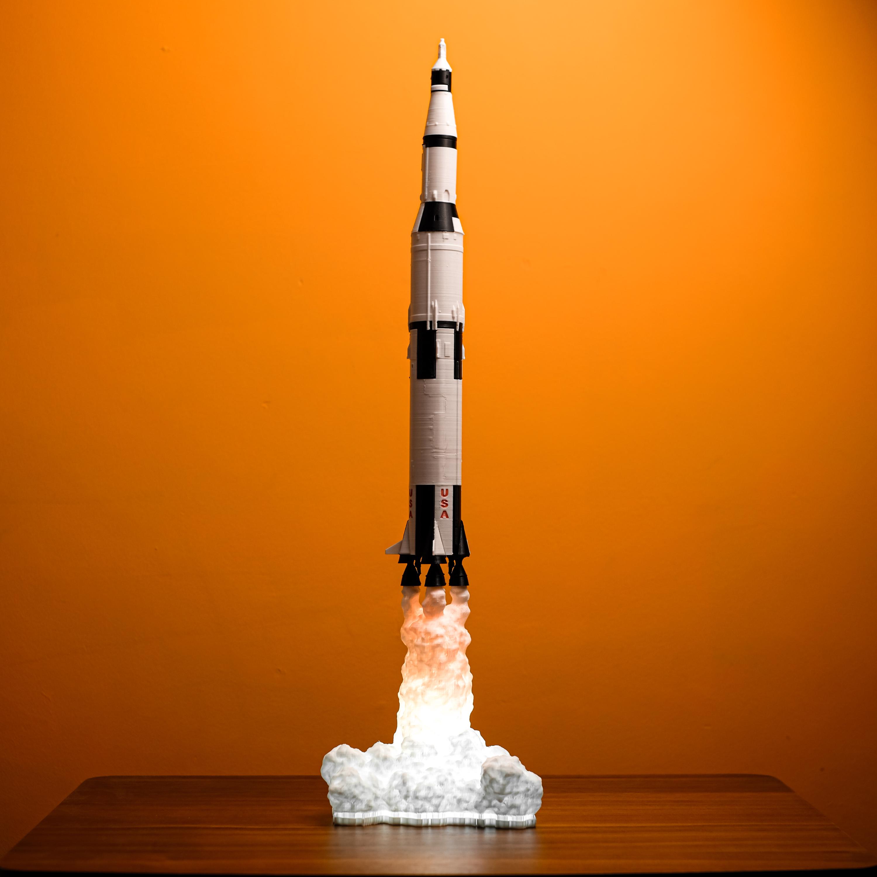 Rocket Lamp, Nasa, Rocket, Saturn V, Space, Spacex, Saturn V Lamp ...