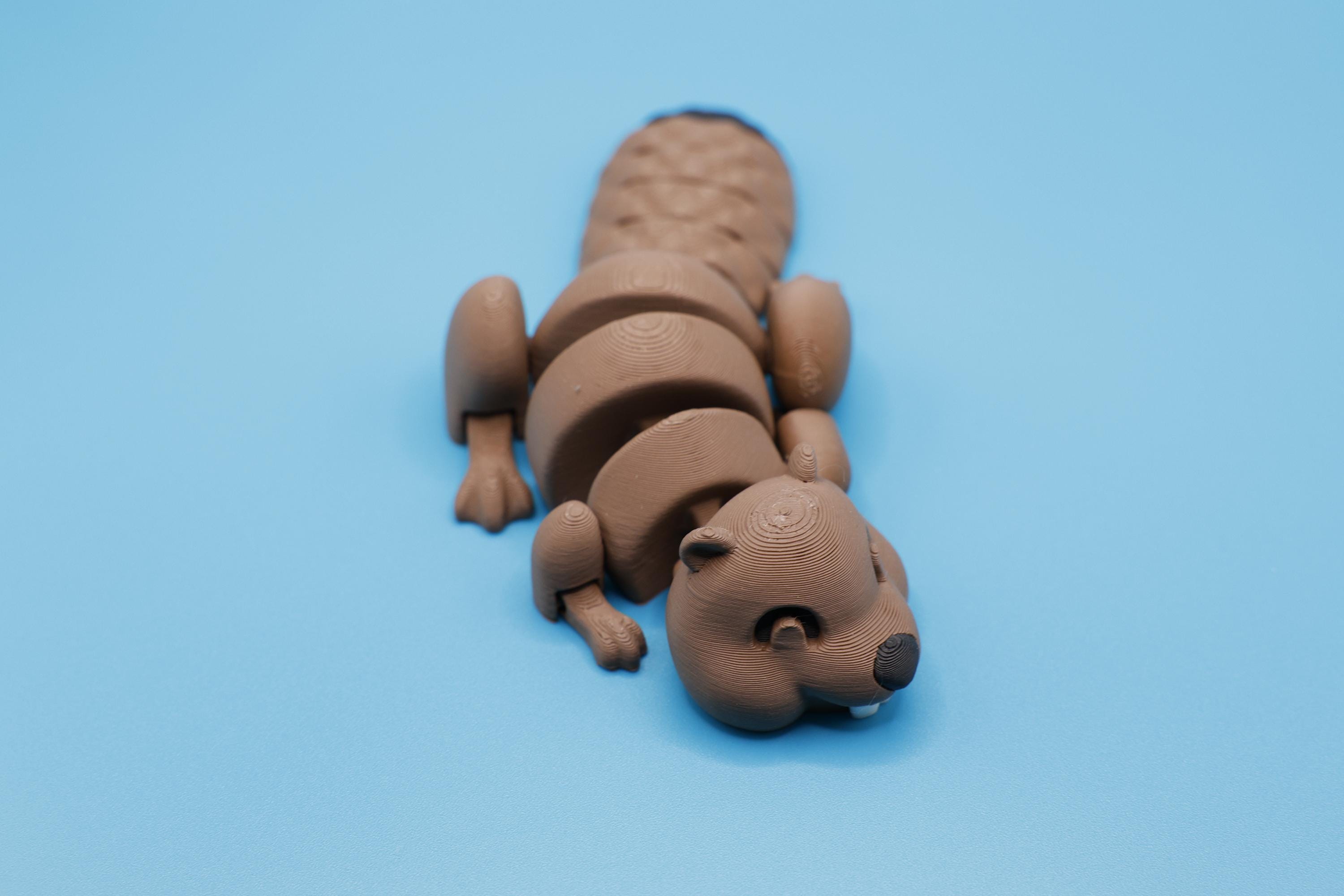 Tree Critters/ 3D Prints/ Fidget Toys/ Fox/ Otter/ Beaver/ Tree Trunk ...