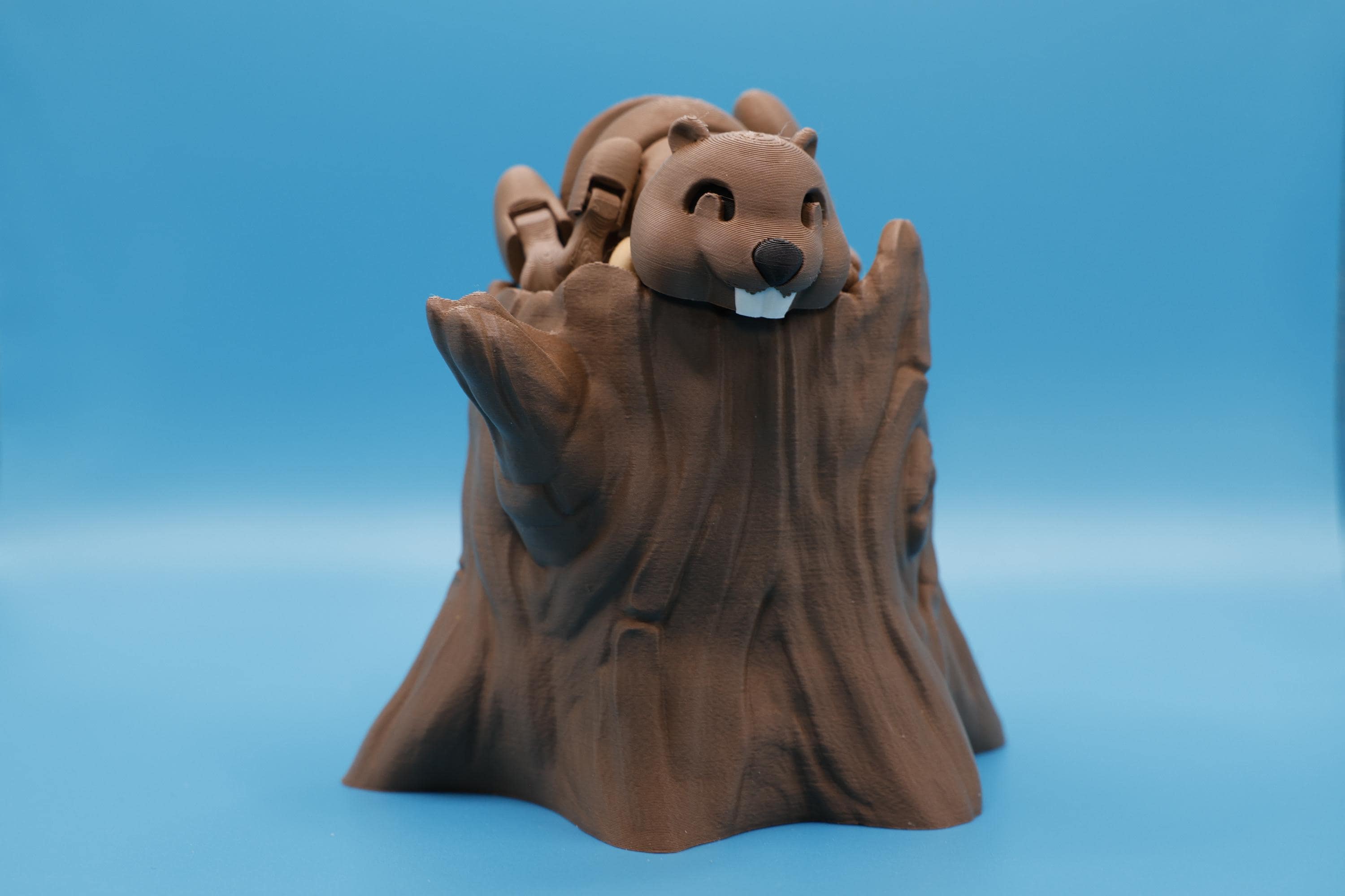 Tree Critters/ 3D Prints/ Fidget Toys/ Fox/ Otter/ Beaver/ Tree Trunk ...