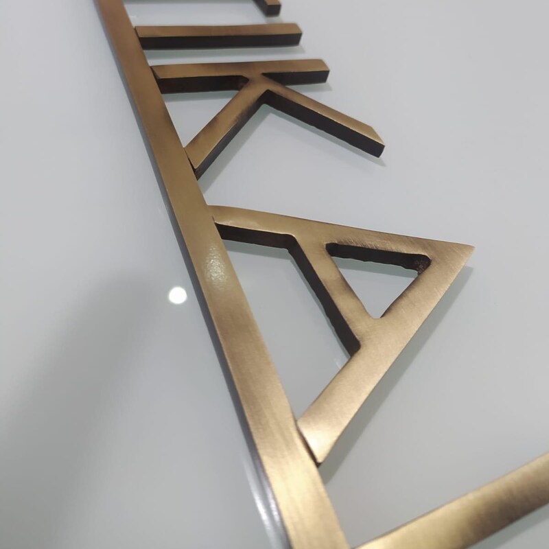 Cast Brass Letters - Etsy