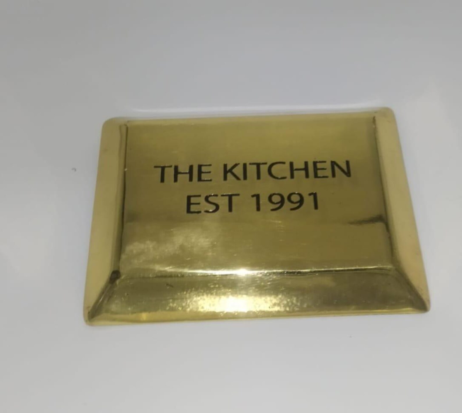 Custom Handmade Brass Plaque: Engraved or Embossed Sign - Etsy
