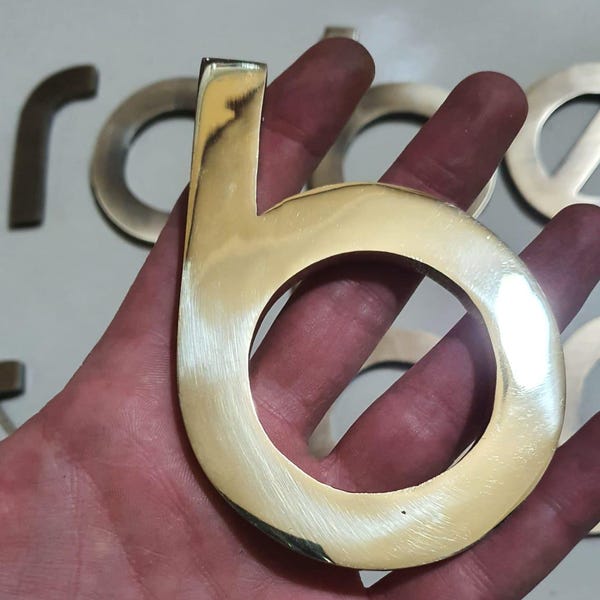Cast Brass Letters - Etsy