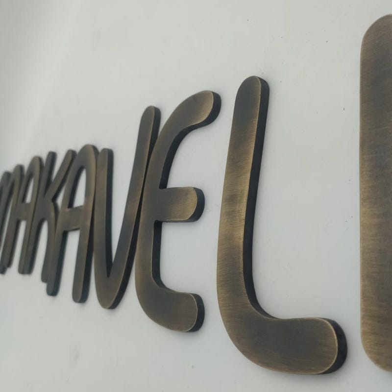 Cast Brass Letters - Etsy