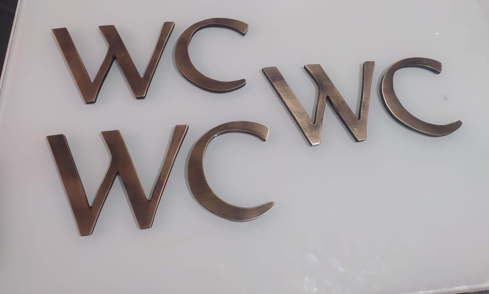 Antique Aged Brass Letters - Cast Brass Letters - Brushed Brass Letters ...