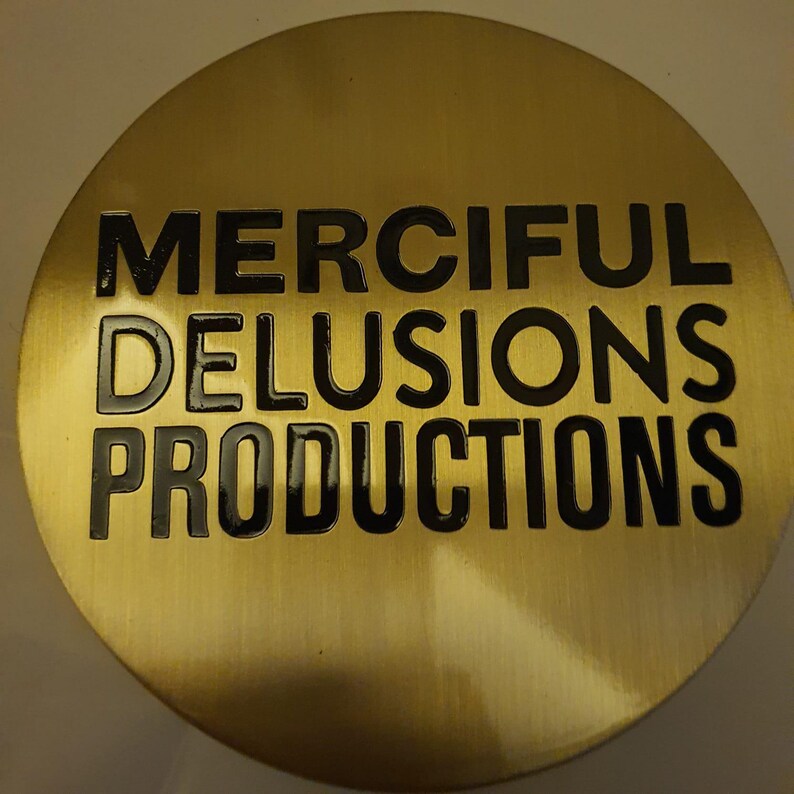 Custom Brass Plaque - Cast Brass Sign - Antique Brass Plaque - Brushed ...