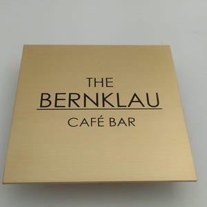 Custom Brass Plaques Handmade — Etched Embossed Metal Nameplate for ...