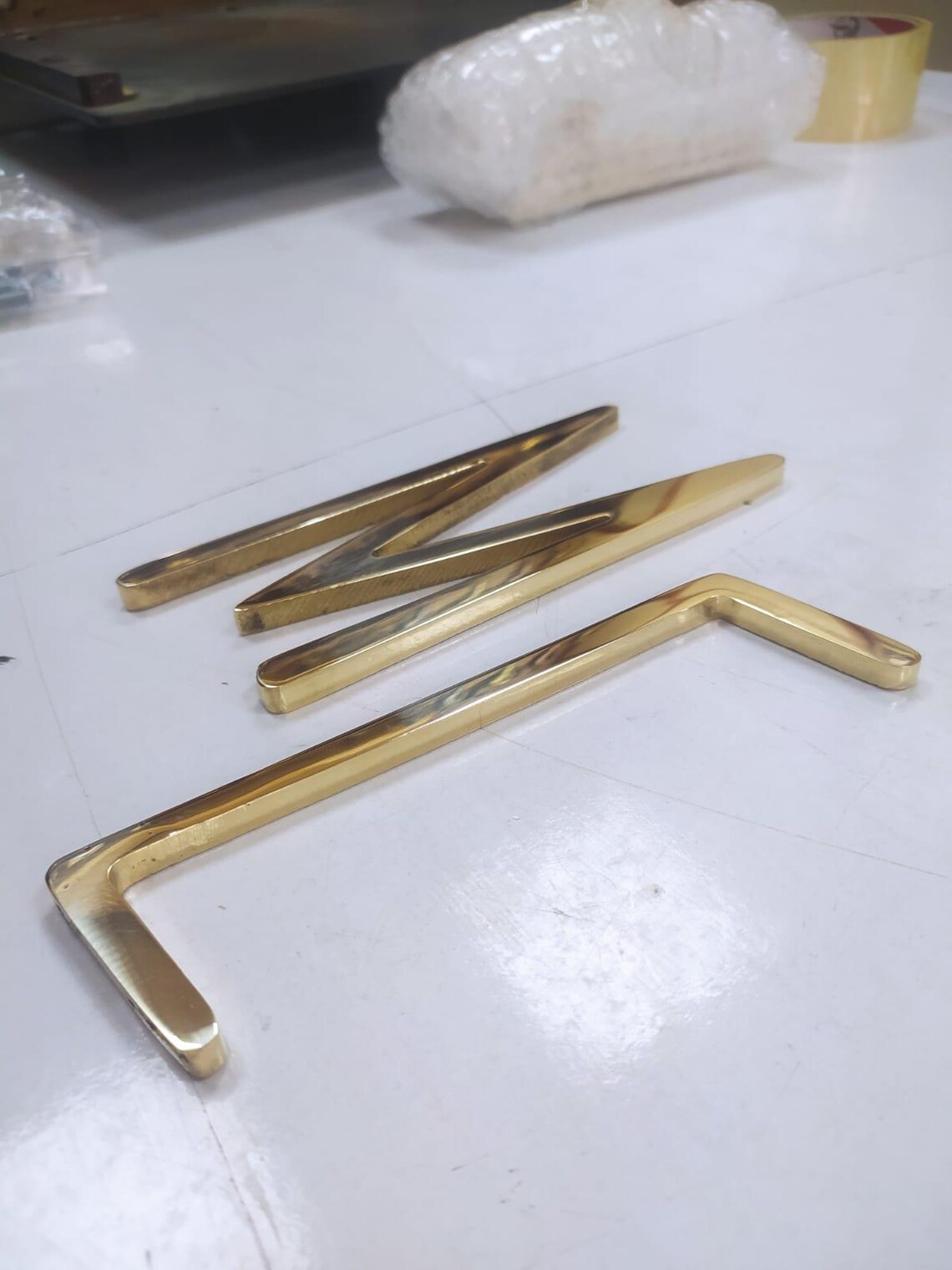 Polished Brass Letters - Solid Brass Letters - Polished Cast Brass ...