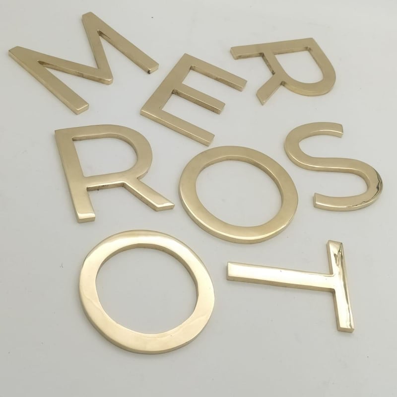 Cast Brass Letters - Etsy