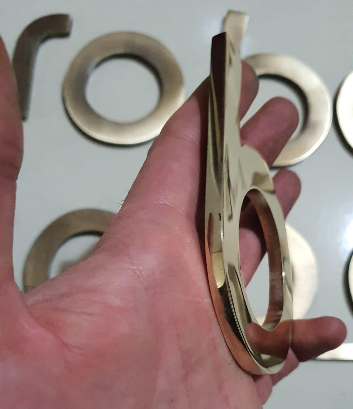 Polished Brass Letters - Solid Brass Letters - Polished Cast Brass ...