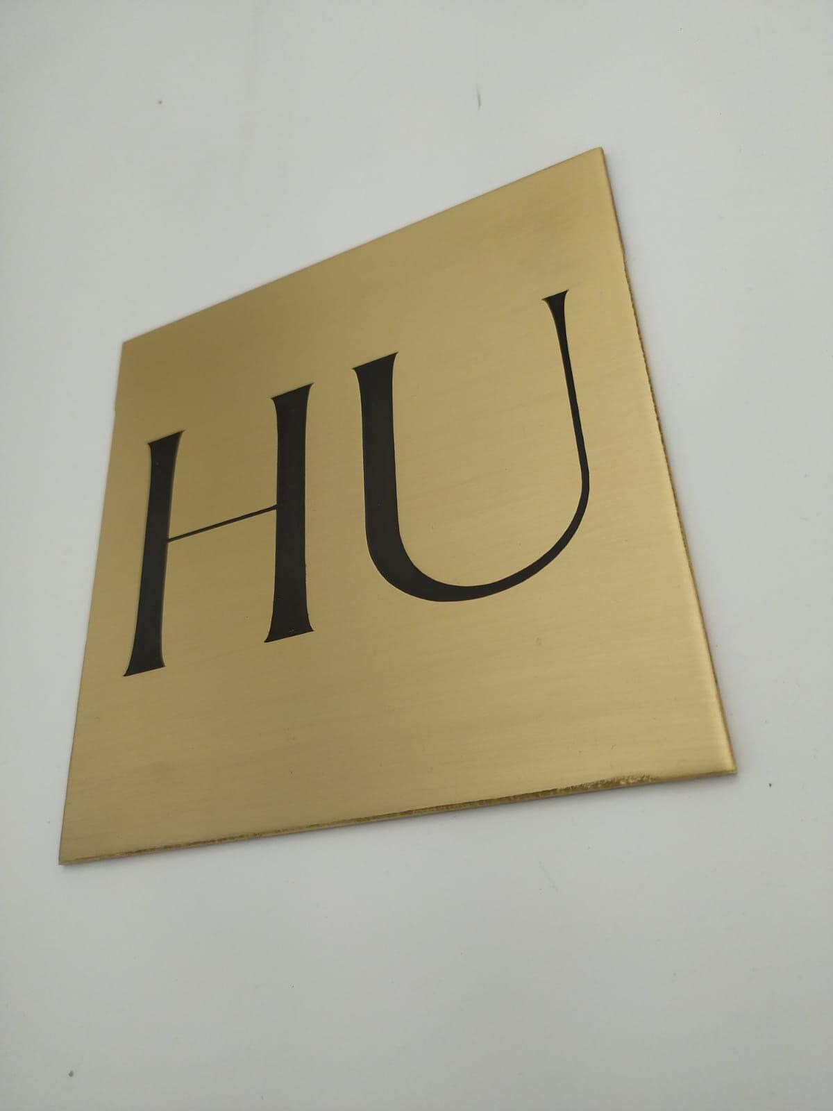 Custom Brass Plaque - Cast Brass Sign - Antique Brass Plaque - Brushed ...