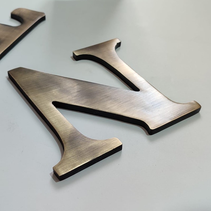 Cast Brass Letters - Etsy