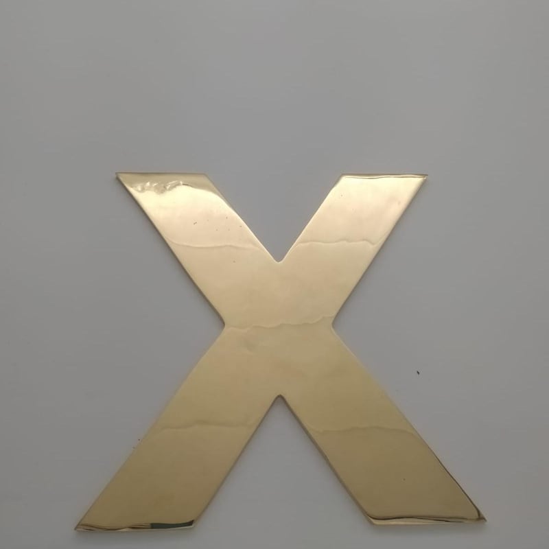 Cast Brass Letters - Etsy