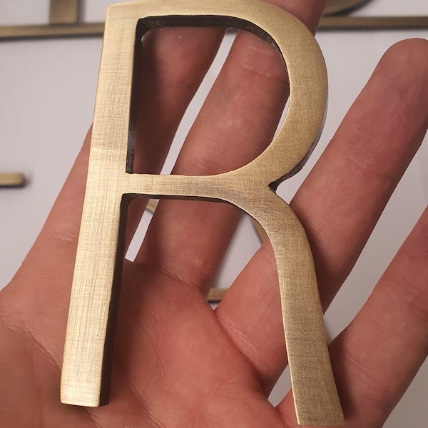 Cast Brass Letters - Etsy