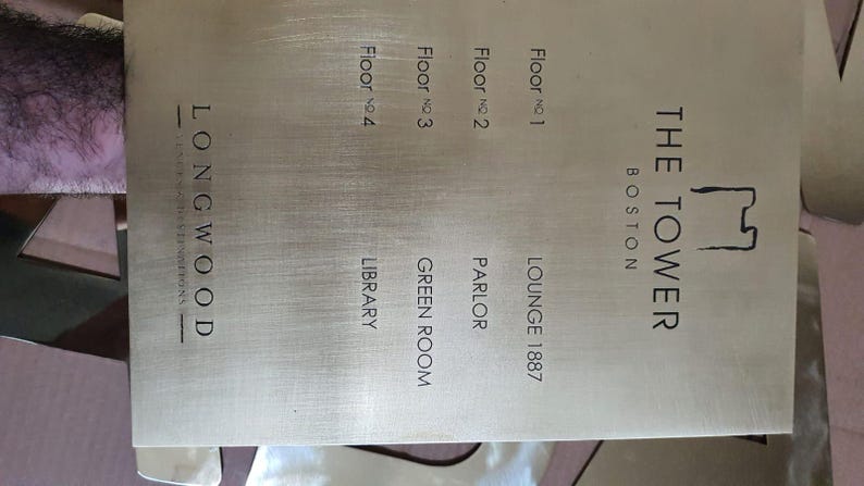 Custom Brass Plaques Handmade — Etched Embossed Metal Nameplate for ...