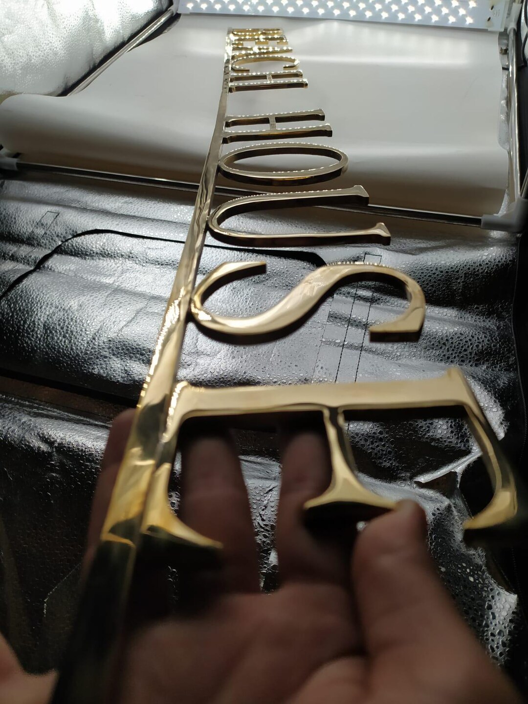 Polished Brass Letters - Solid Brass Letters - Polished Cast Brass ...