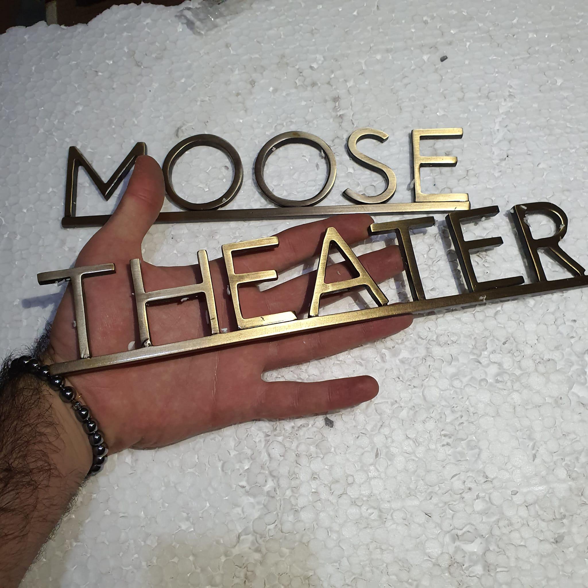 Underlined Brass Letters - Custom Brass Letters With Underline ...