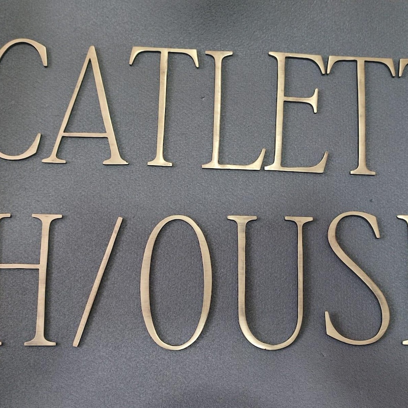 Cast Brass Letters - Etsy