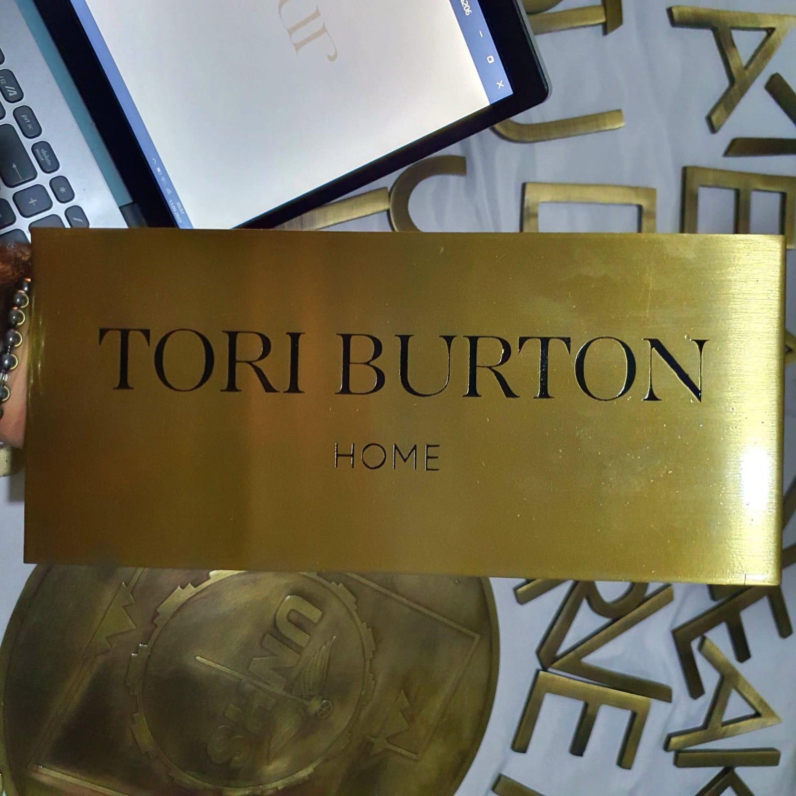 Custom Brass Plaque - Cast Brass Sign - Antique Brass Plaque - Brushed ...