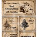 Vintage Primitive Style Christmas Labels for Jars, Tags, Boxes ...