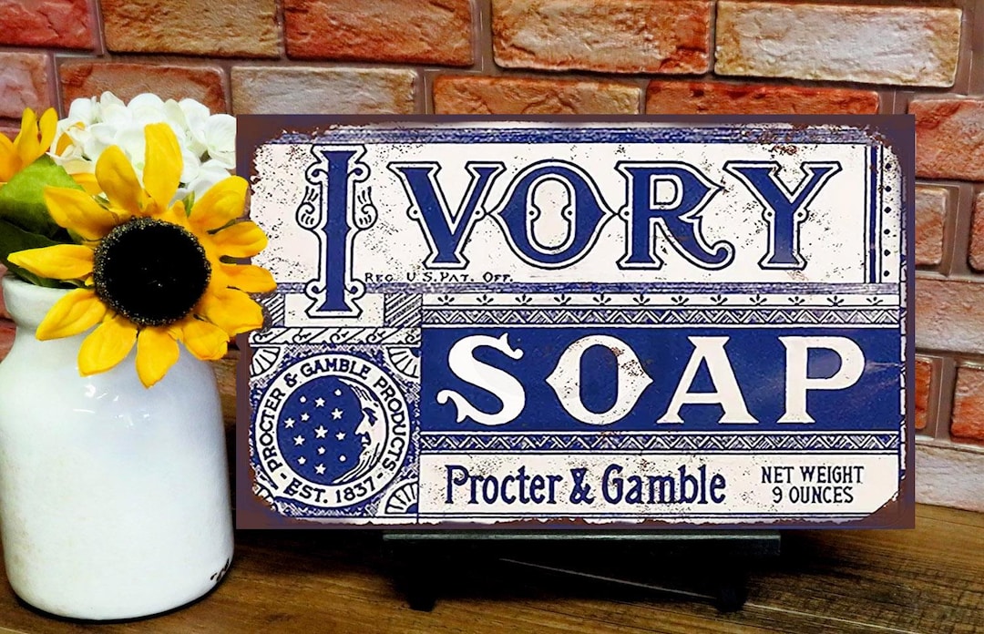 Ivory Soap ~ Metal Sign ~ TS2214 Laundry Room Sign Advertising 12x8 ...