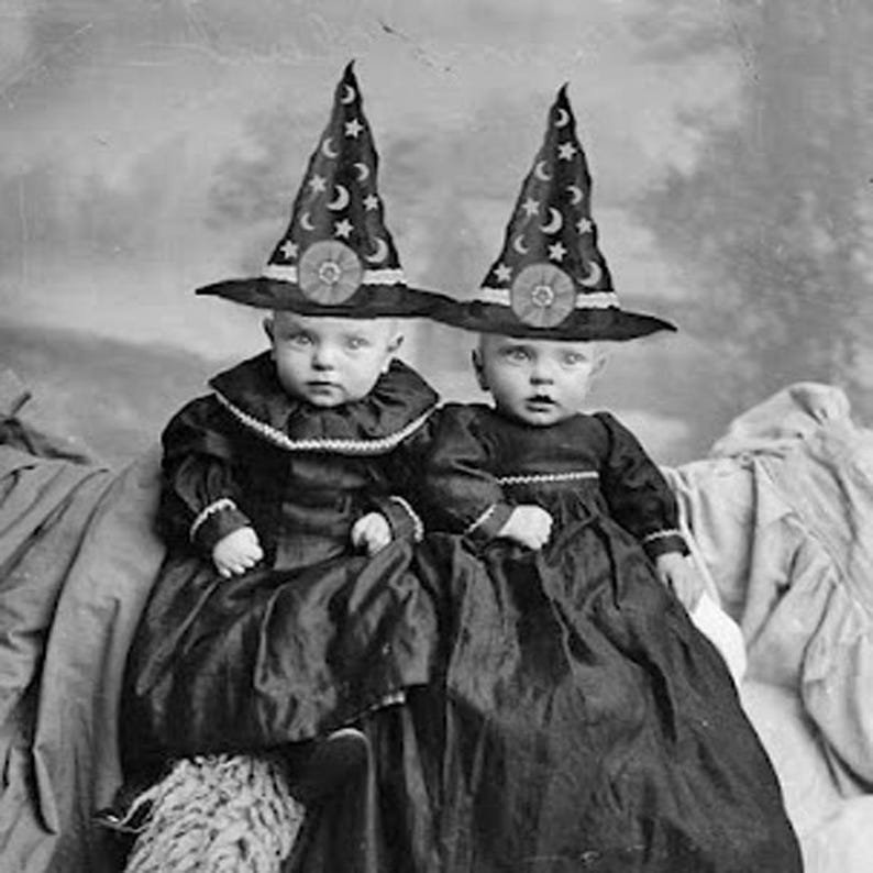 Two Baby Witches Block Shelf Sitter BL1153 - Etsy