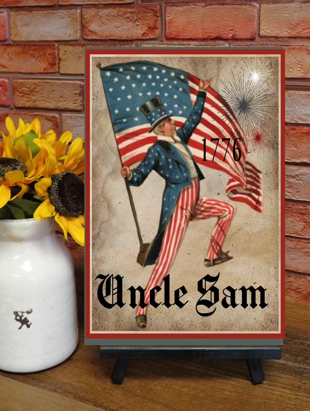 Marching Uncle Sam 1776 ~ Metal Sign ~ TS2272 - Etsy