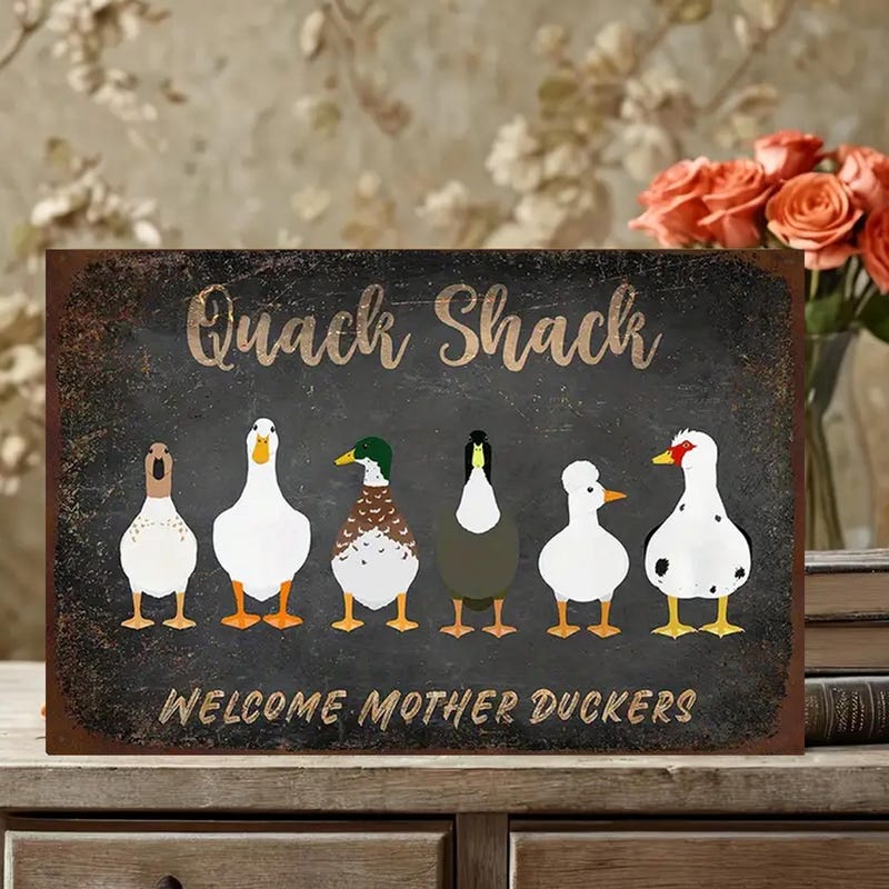 Funny Duck Signs - Etsy