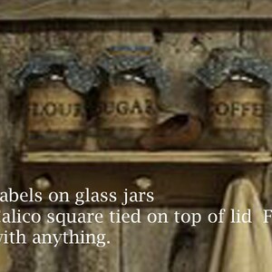 Vintage Primitive Style Labels for Jars, Tags, Boxes ~ Digital Download ...