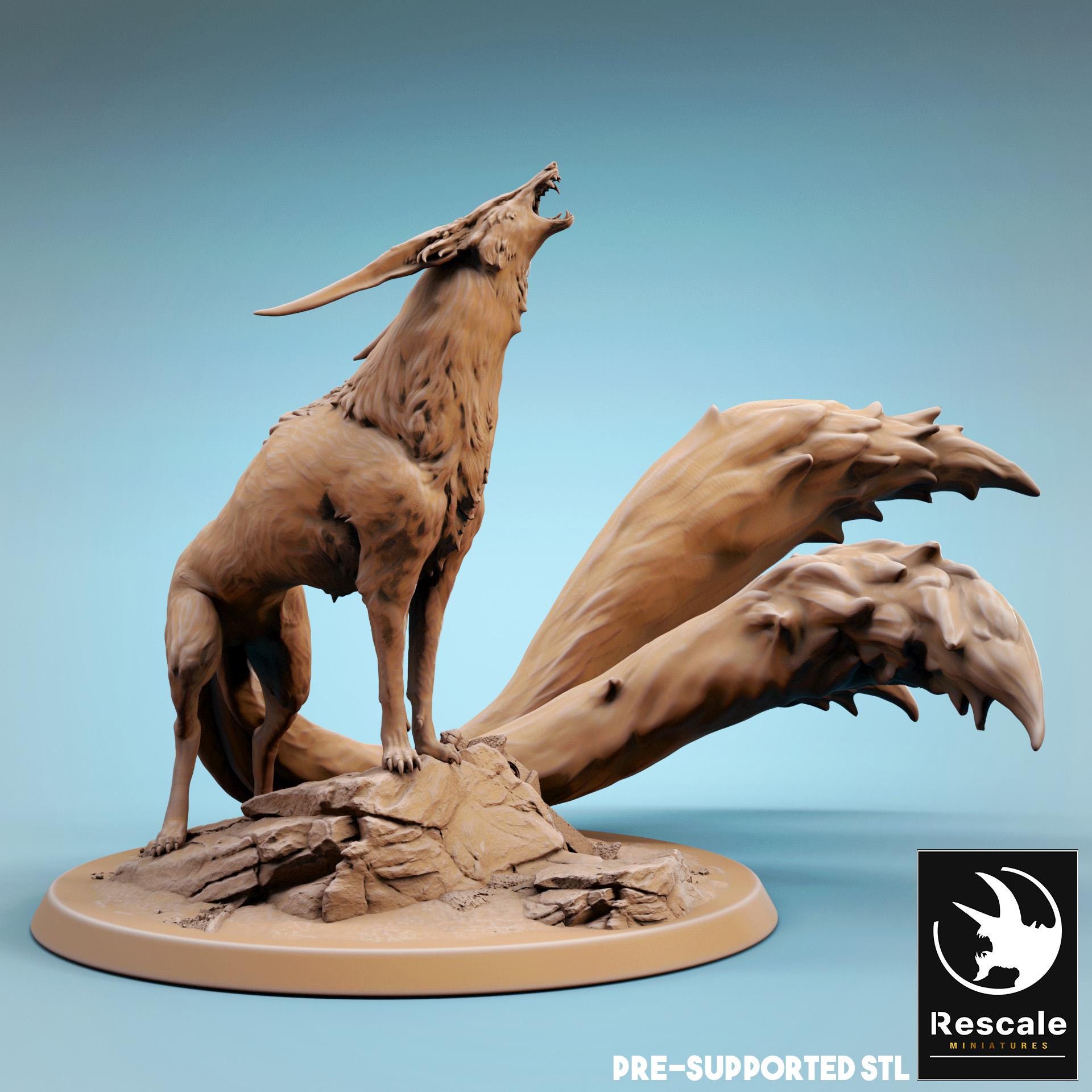 Kitsune, the Trickster Fox | Premium, Highly-detailed Tabletop ...