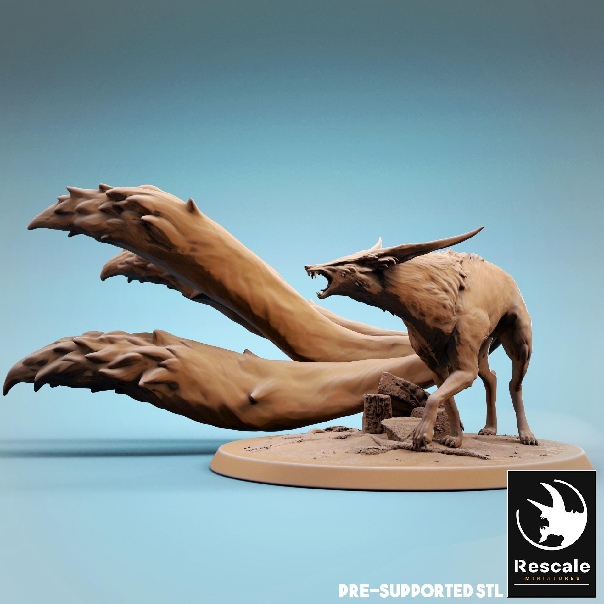 Kitsune, the Trickster Fox | Premium, Highly-detailed Tabletop ...