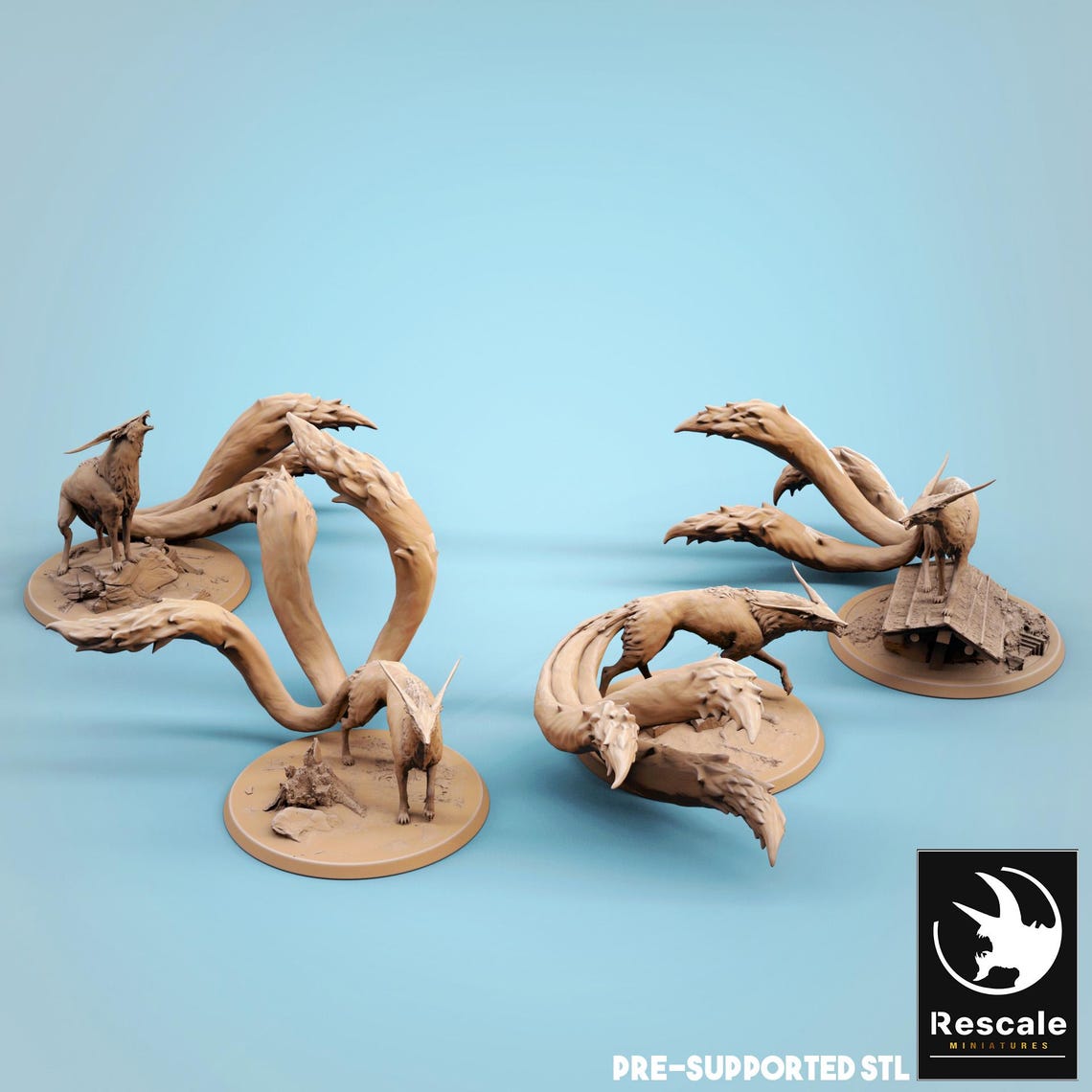 Kitsune, the Trickster Fox | Premium, Highly-detailed Tabletop ...