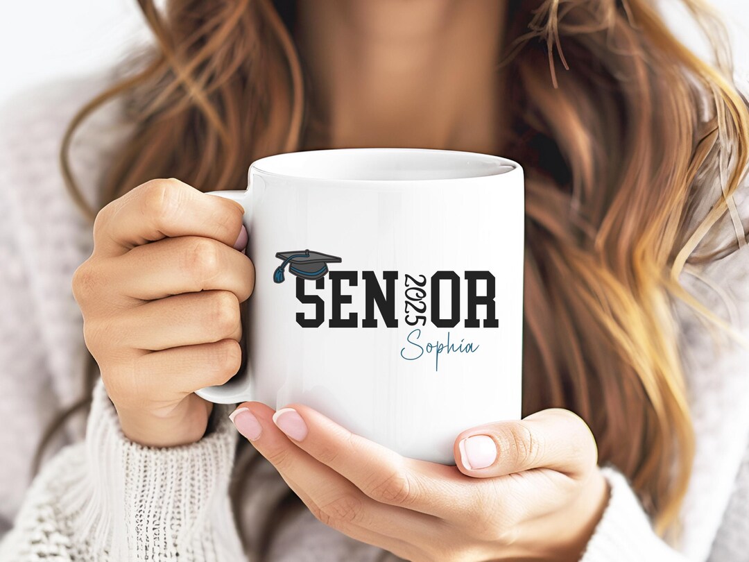 Custom Senior 2025 Mug Personalized Graduation Gift Class of 2025 ...