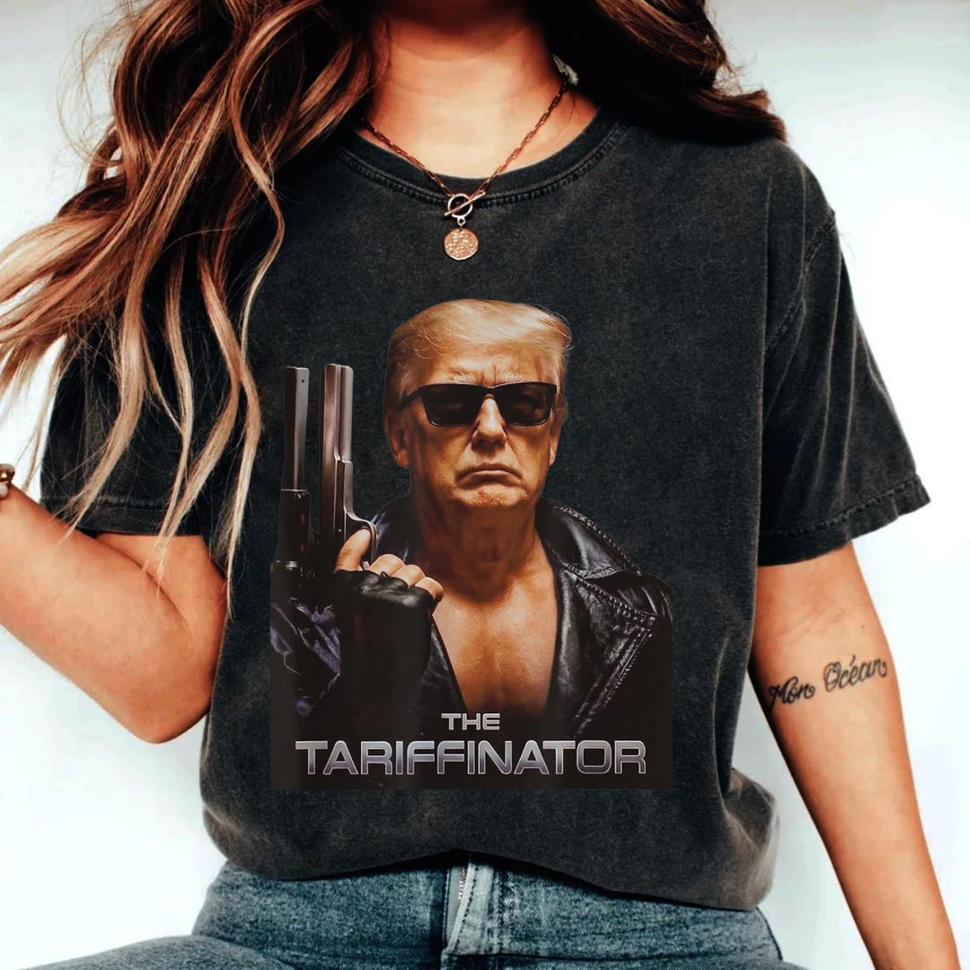 Trump Tariffinator Liberation Day Tariff Deal Men Women T-shirt ...
