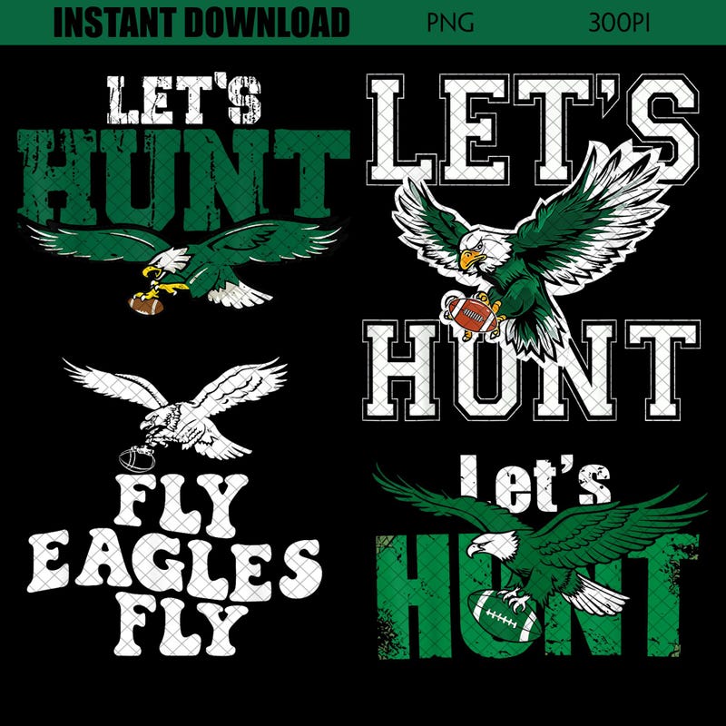 Lets Hunt Eagles Svg - Etsy