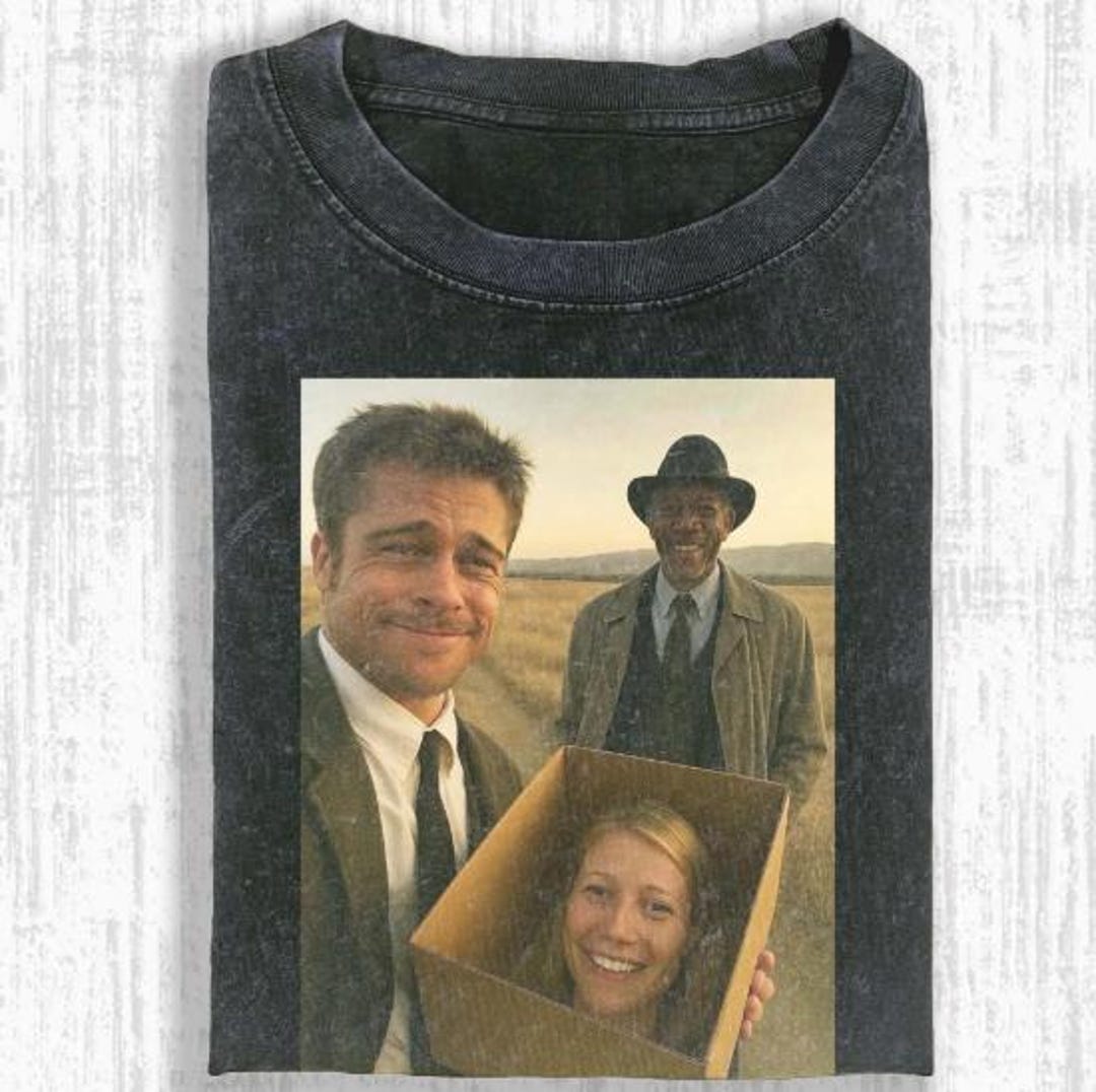 Vintage Washed Dark Humor Tee, Retro Crime Scene Shirt, 90s Thriller ...