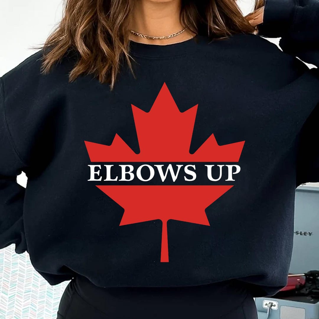Elbows up Shirt, Canada T-shirt, Canadian Pride Shirt, Maple Leaf Shirt ...