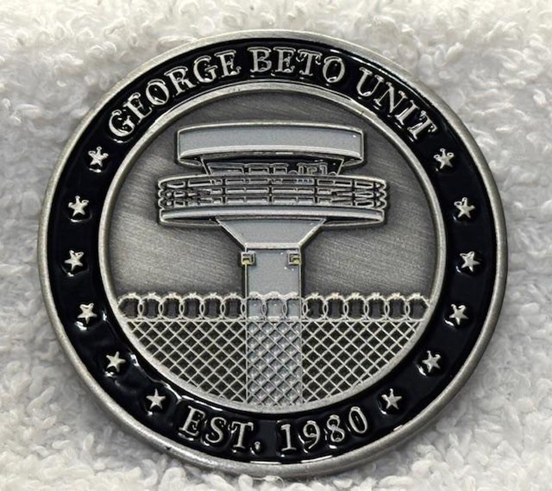 George Beto Unit, Challenge Coin, TDCJ - Texas Department of Criminal ...