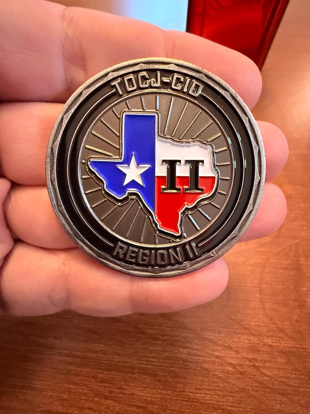 Region II Challenge Coin With All 16 Units Listed, TDCJ - Texas ...