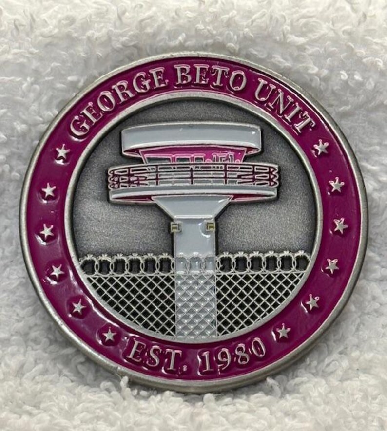 George Beto Unit, Pink Breast Cancer Challenge Coin, TDCJ - Texas ...